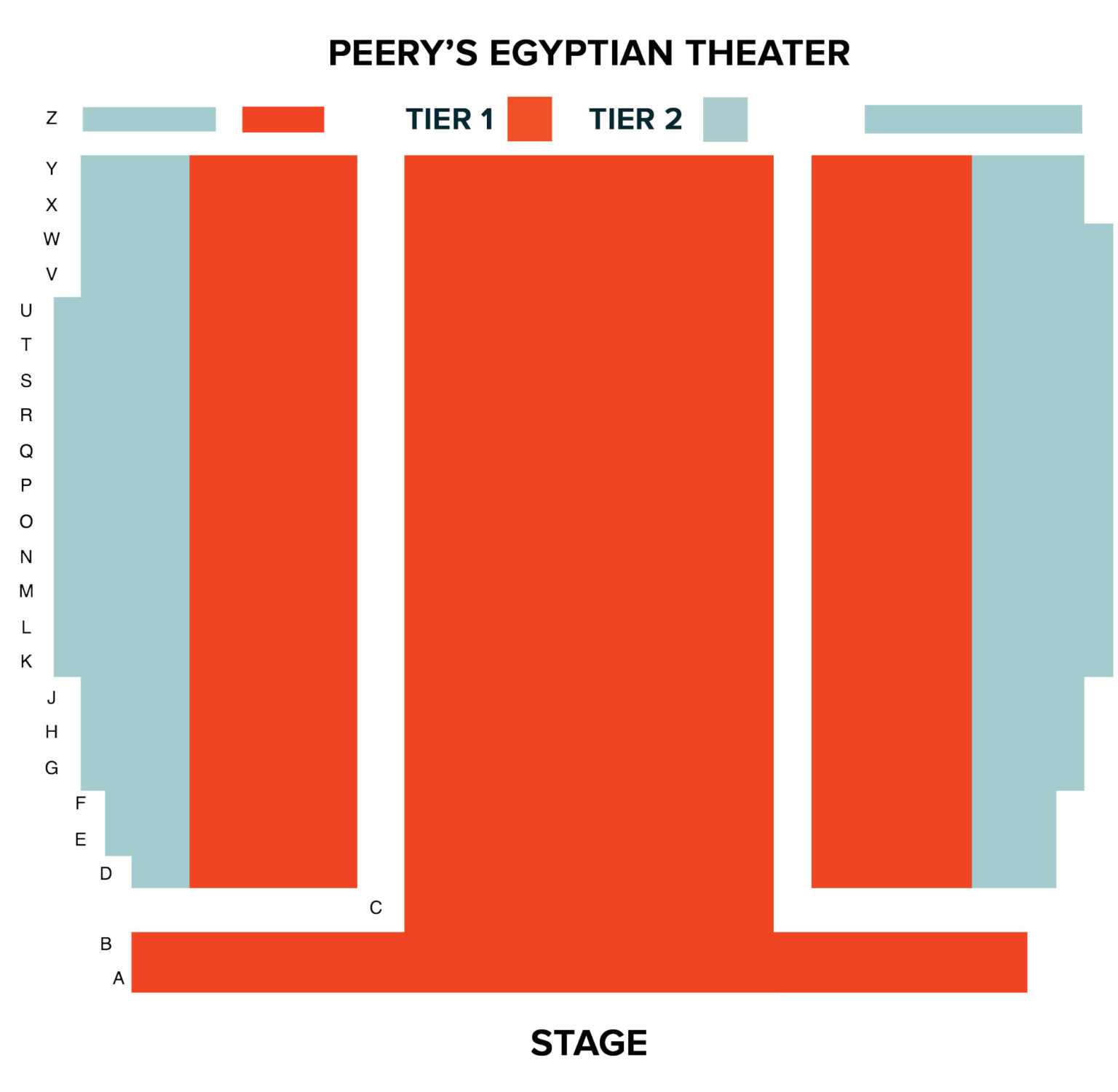 Venue Seating Maps – Onstage Ogden